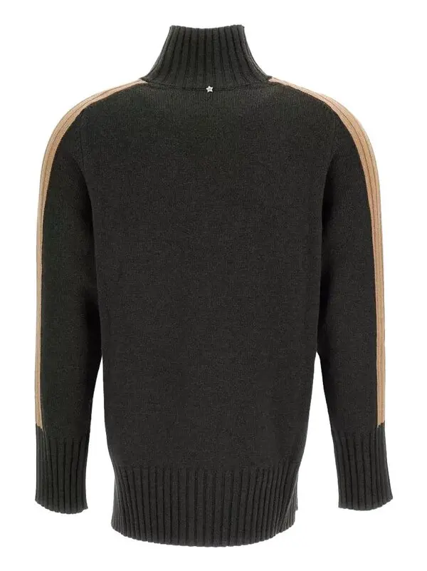 Lorena Antoniazzi Colour-block High-neck Sweater - Green