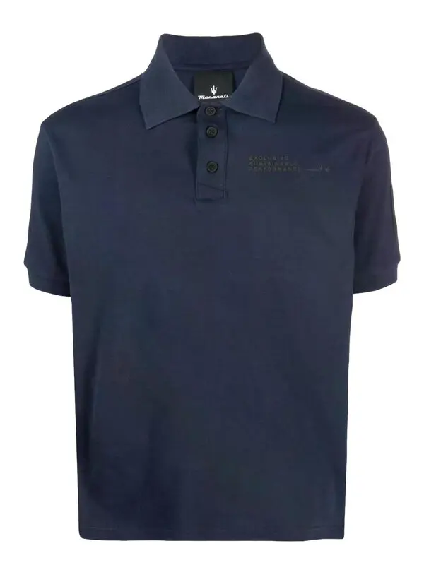 NORTH SAILS Contrasting-trim Polo Shirt - Blue