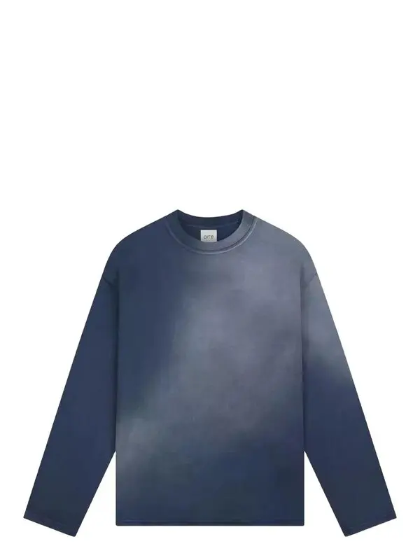 ARTE ANTWERP Stencil Sunfade Long-sleeve T-shirt - Blue