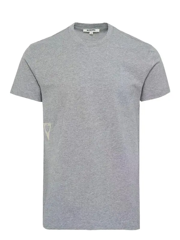 BLACKJACK Embroidered-logo T-shirt - Grey