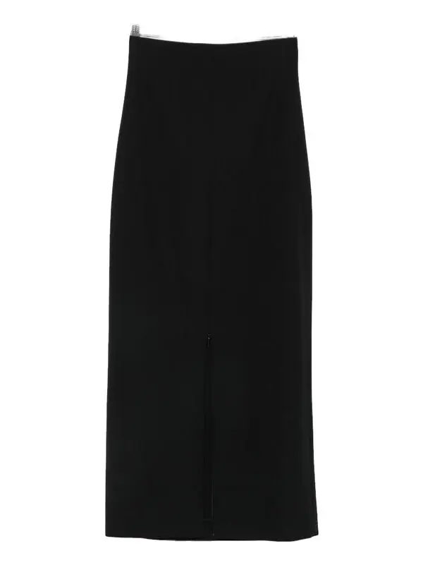 THE ROW Iphora Wool Skirt - Black