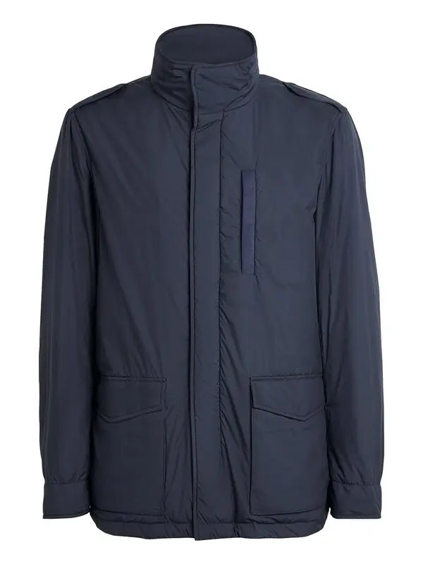 Herno Technical Padded Jacket - Blue