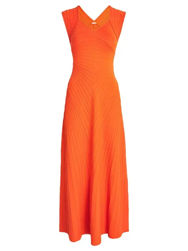 Cult Gaia Knitted Maia Maxi Dress - Ivory