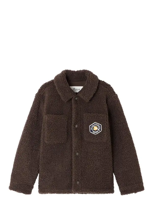 Bonpoint Teddy Collared Jacket - Brown