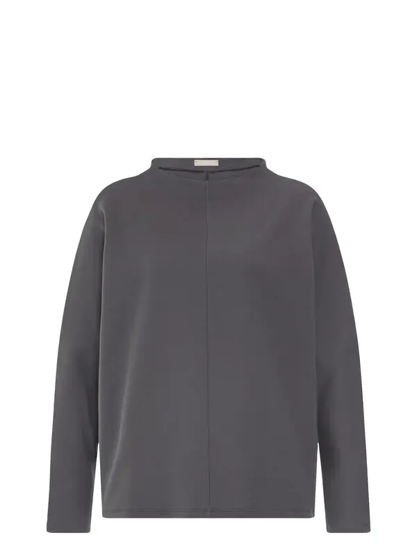 Hanro High-neck Sweatshirt - Grey
