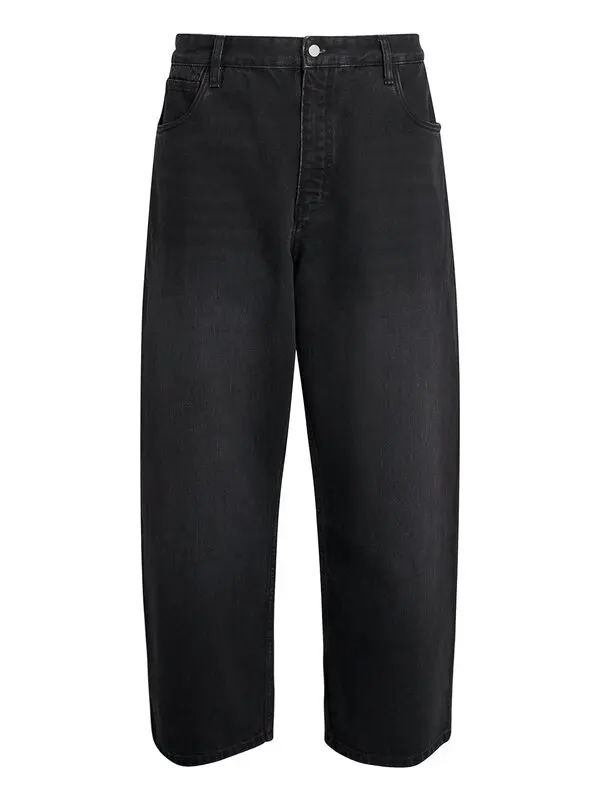 Studio Nicholson Barrel Leg Jeans - Black
