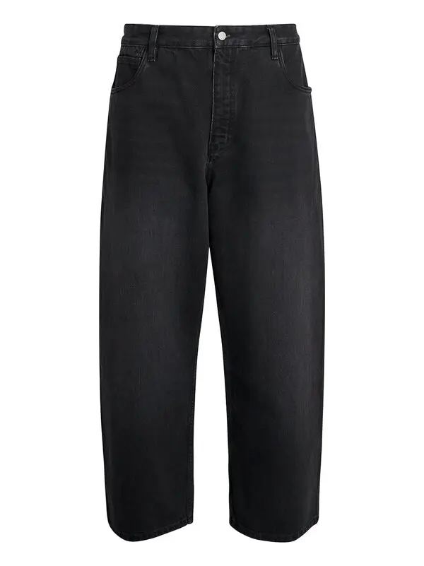 Studio Nicholson Barrel Leg Jeans - Black