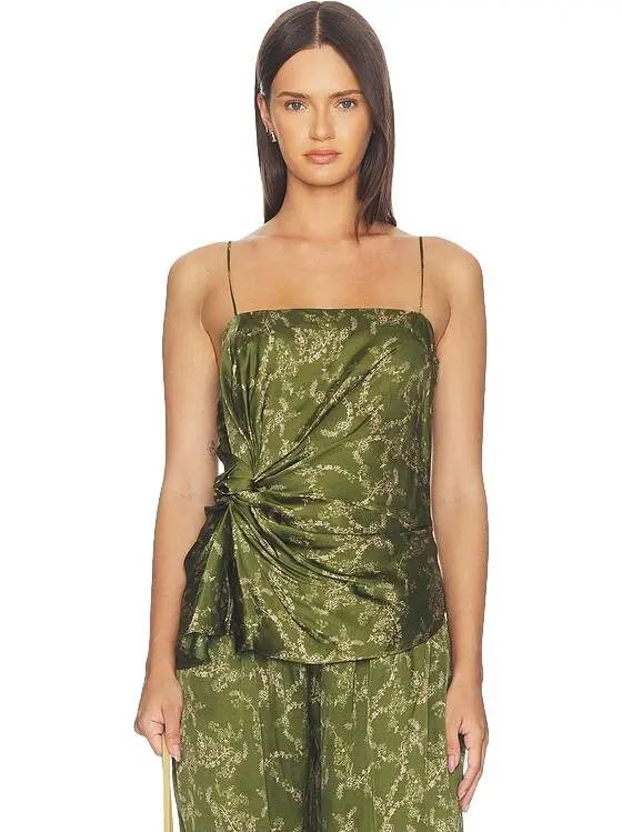 Amanda Uprichard Maci Top - Green