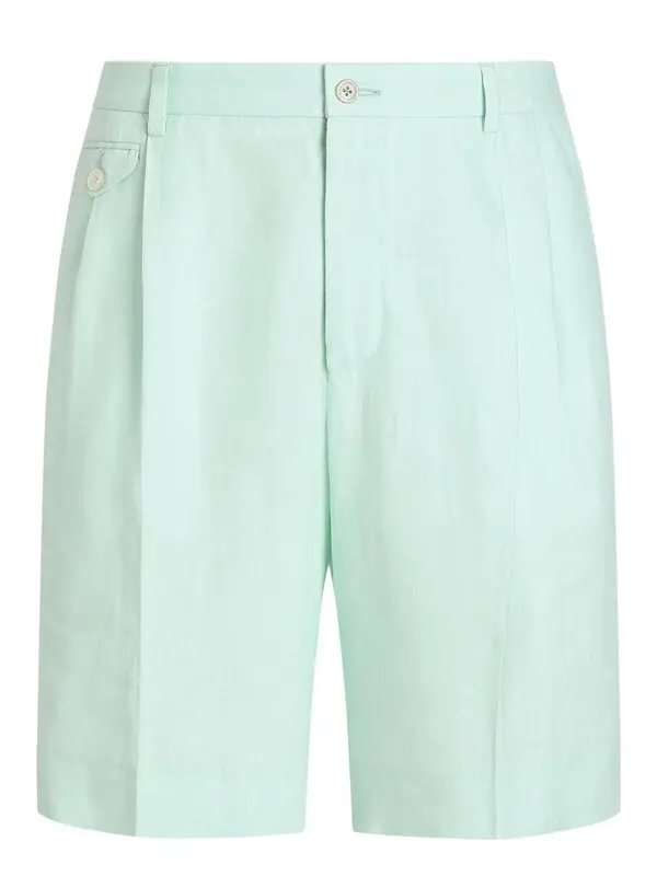 Dolce & Gabbana Pantalone Pants And Shorts Linen - Azure