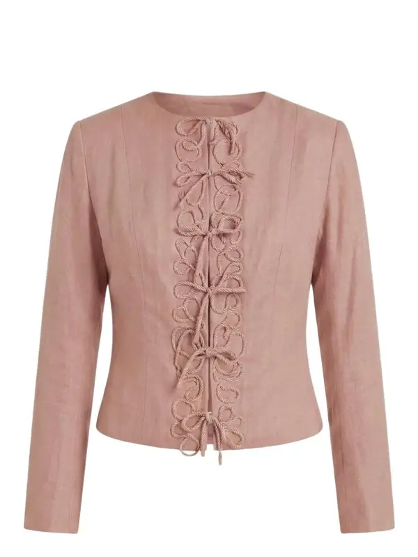 TAARACH & AMPERSAND Knotlight Short Jacket - Pink