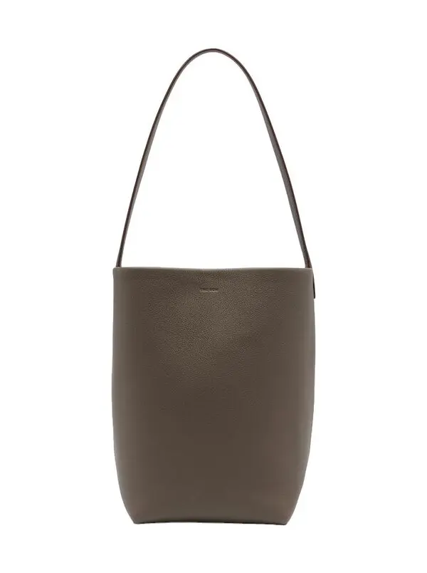 THE ROW N/s Park Medium Leather Tote Bag - Brown