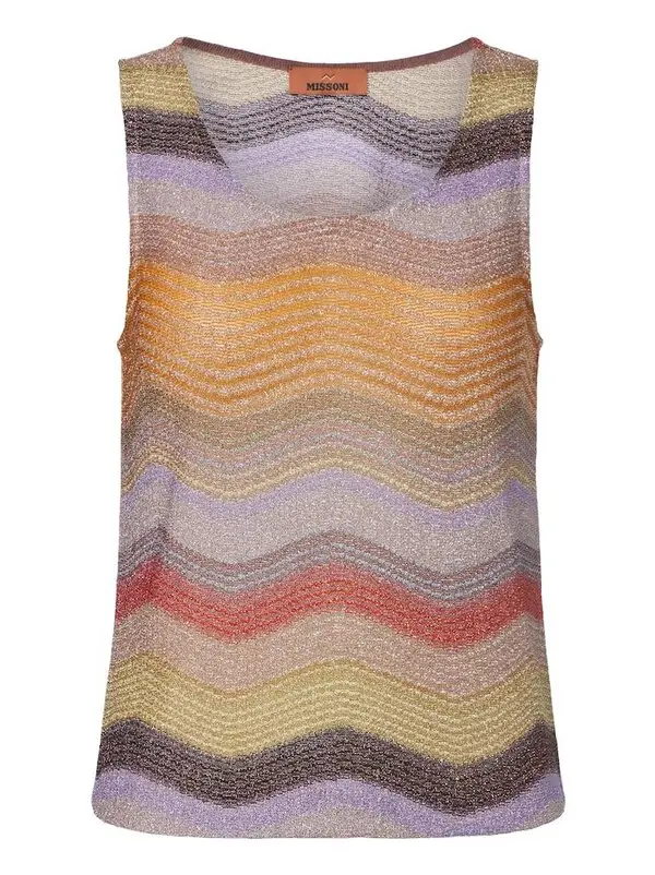Missoni Wave Lame Top - Multicoloured