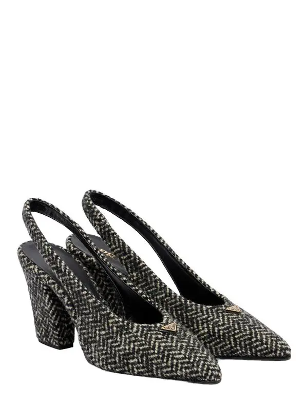 Prada Slingback Pumps - Black