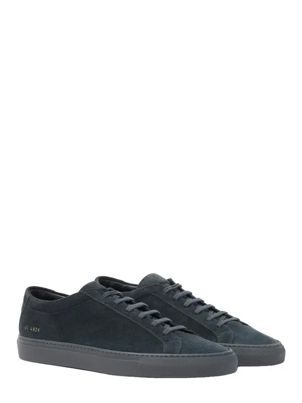 COMMON PROJECTS Achilles Suede Lace-up Sneakers - Blue