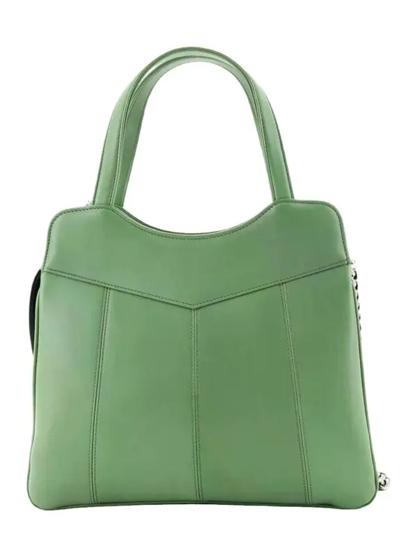 Gucci Petite Gg Quilted Leather Small Tote Bag - Green