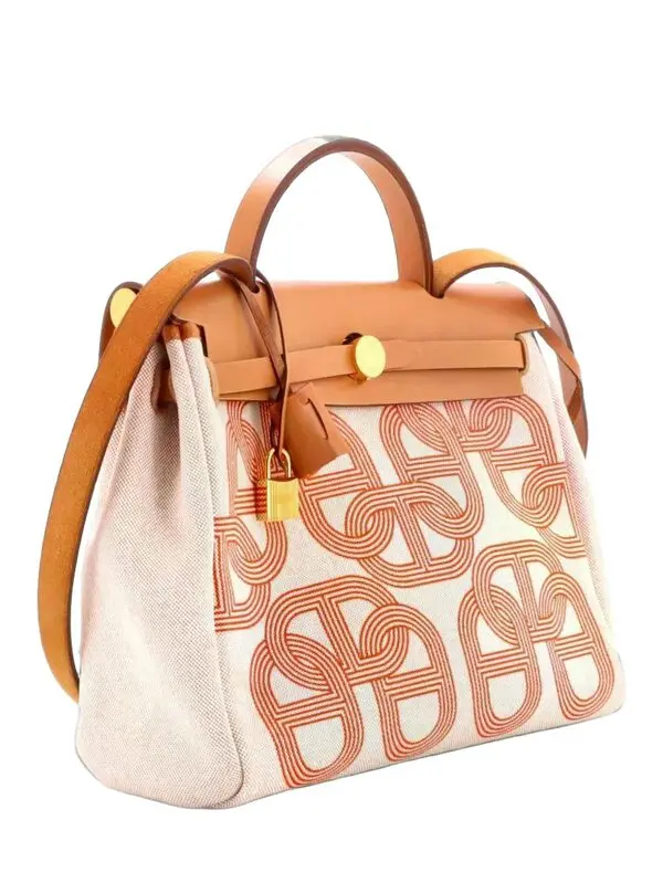 Hermès Herbag Zip Circuit 24 Vache Hunter And Leather 31 Satchel - Brown