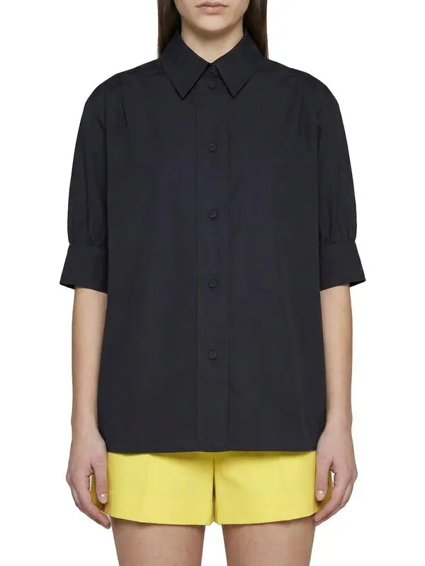 JIL SANDER Cotton Shirt - Blue