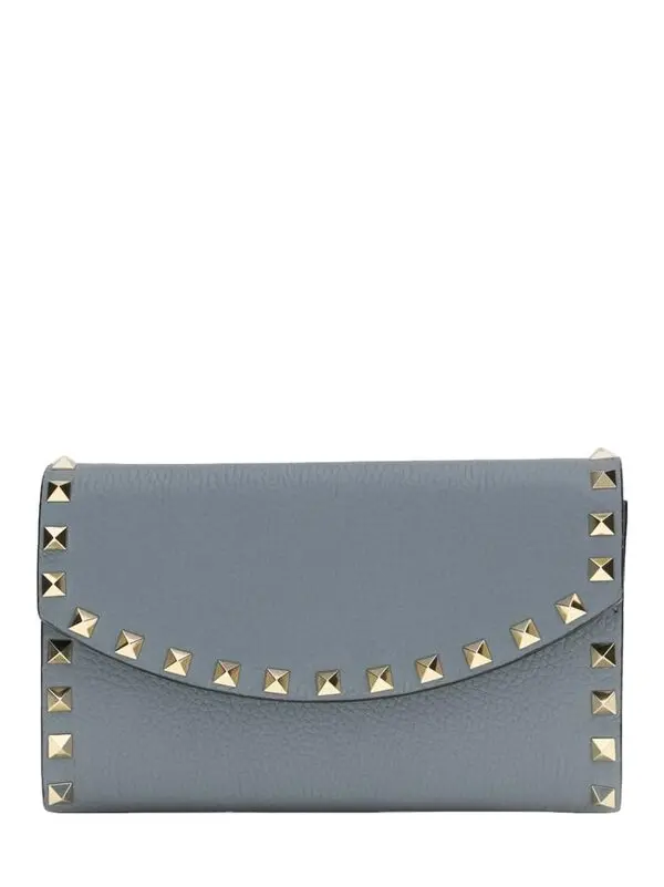 Valentino Garavani Rockstud Grained Leather Bag - Grey