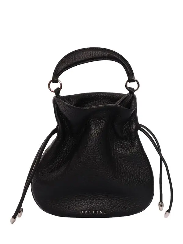 Orciani Calf Leather Handbag - Black
