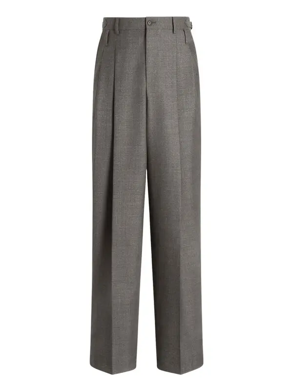 Dolce & Gabbana Virgin Wool Trousers - Multicolor