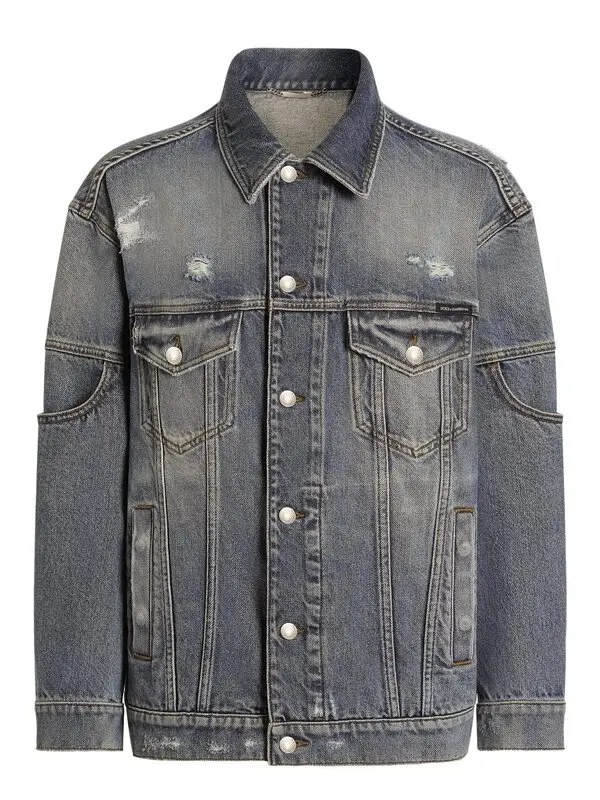 Dolce & Gabbana Denim Jacket� Denim And Jeans Multi-colored - Multicolor
