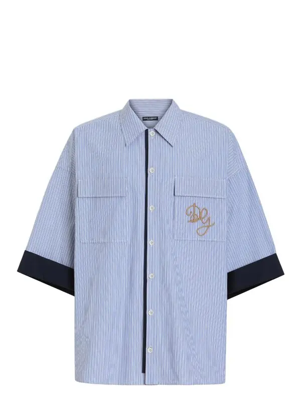Dolce & Gabbana Striped Cotton Shirt Shirts - Multicolor