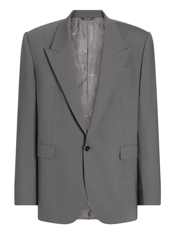 Dolce & Gabbana Palermo Single-breasted Wool Jacket� Suits And Blazers - Grey