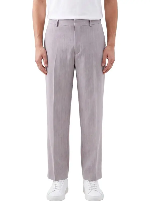 Studio Nicholson Fume Wide-leg Tailored Trousers In Pure Virgin Wool - Cocoa