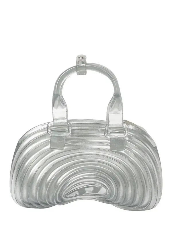 MELISSA X DIESEL Tone Pvc Quantum Dome Mini Handbag - Silver
