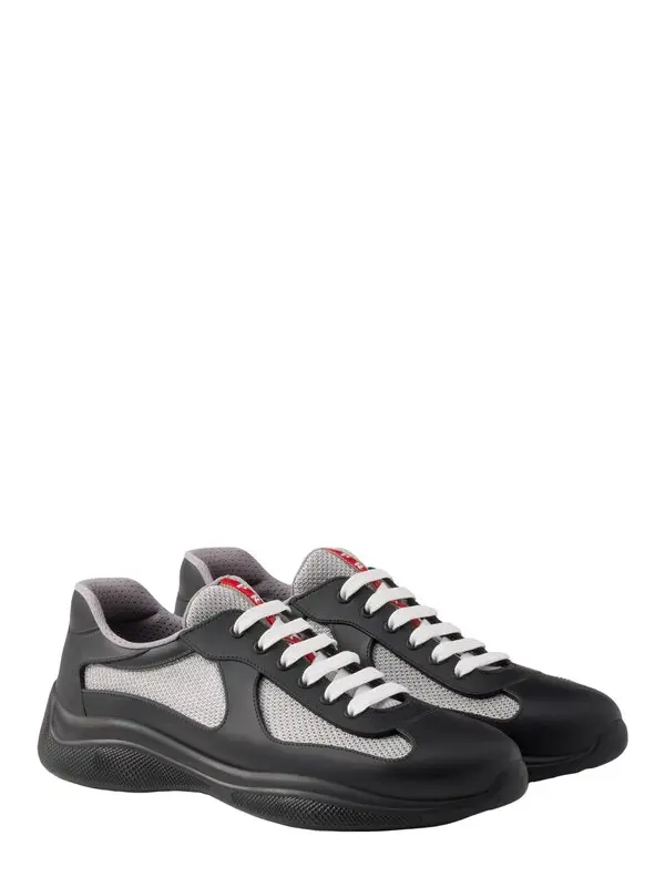 Prada Rubber America's Cup Sneakers - Black