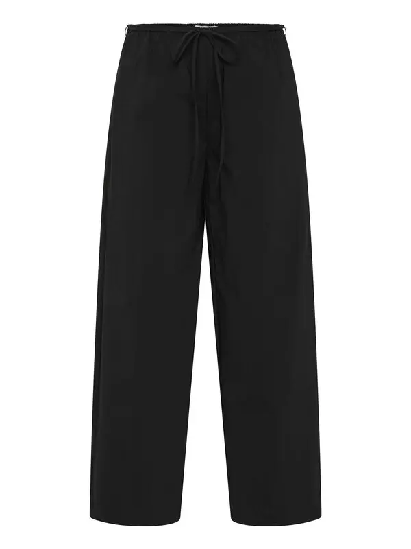 ST. AGNI Rouleau Crop Pants - Black