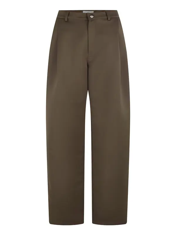 HARRIS TAPPER Exclusive Cail Satin Faille Trousers - Brown