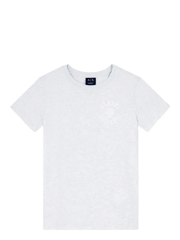 Armani Exchange Regular Fit Cotton Jersey T-shirt - Grey