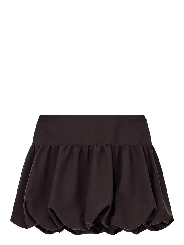 Armani Exchange Recycled Crepe Slim Fit Skirt - Brown