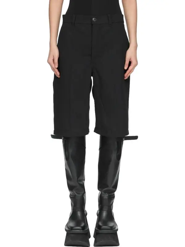 Rick Owens Wool Shorts - Black