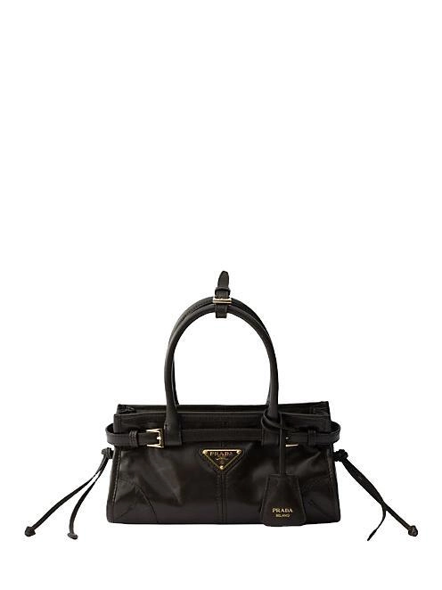 Prada Bonnie Leather Mini Shoulder Bag - Green