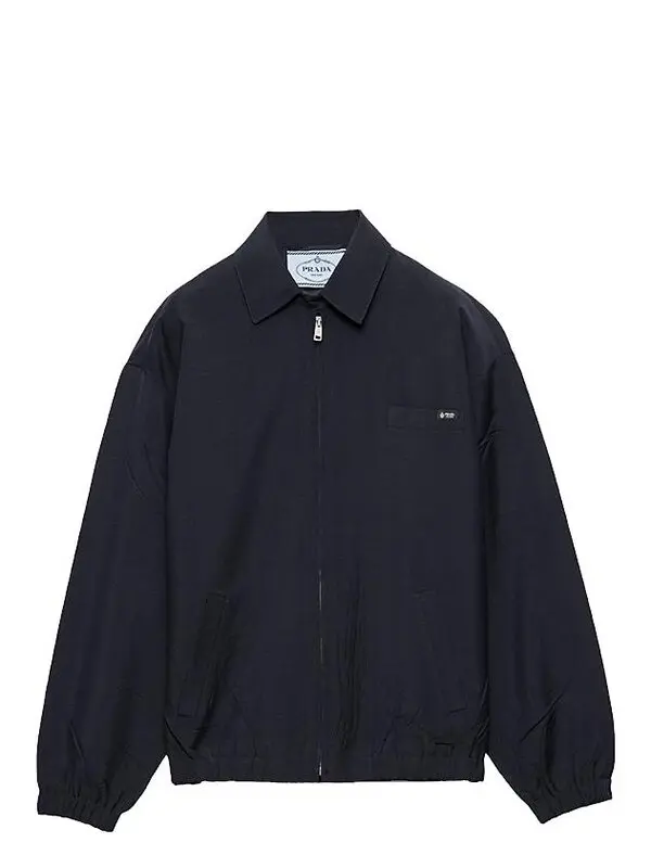 Prada Mohair Wool Blouson Jacket - Blue