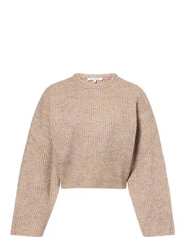 Good American Chunky Rib Knitted Jumper - Dusk