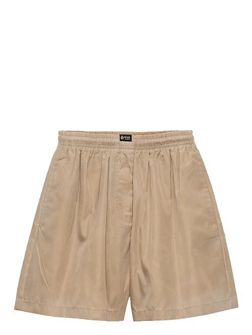 Prada Washed Re-nylon Shorts - Brown