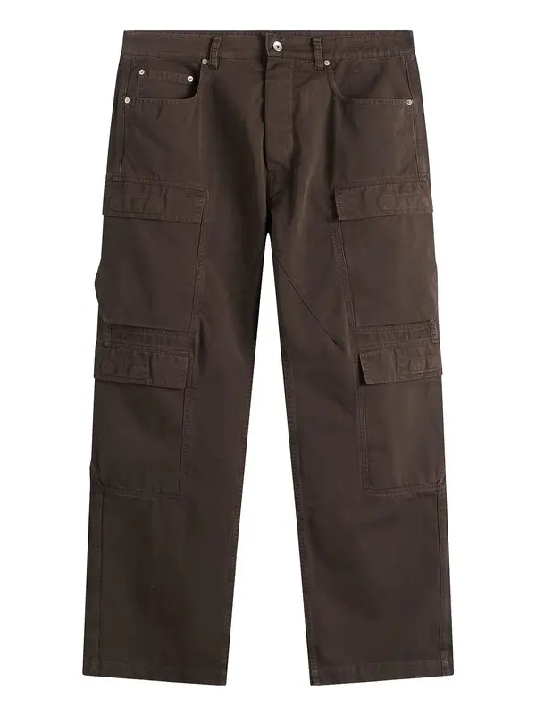 Rick Owens Double Cargo Jeans - Dark Dust