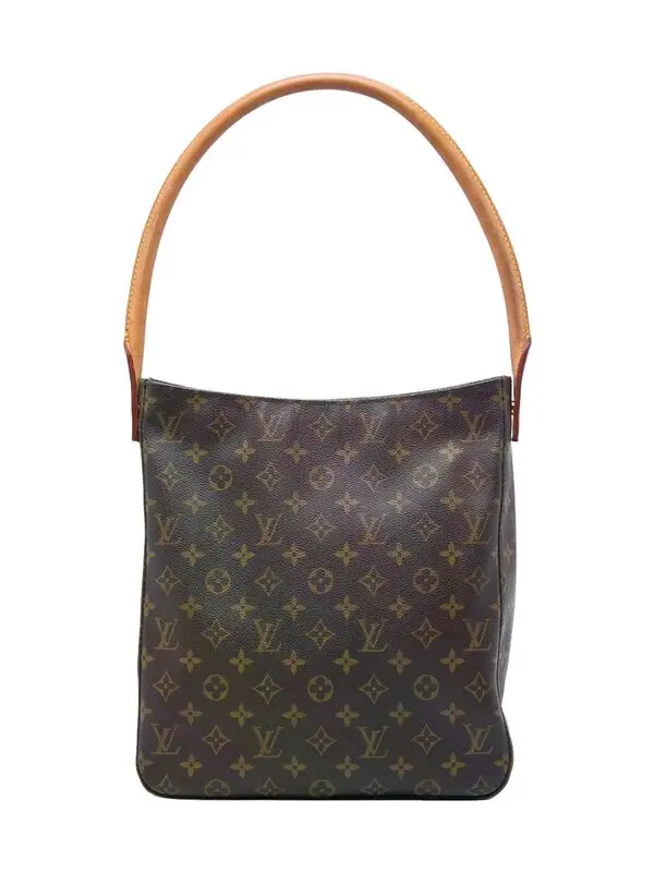 LOUIS VUITTON 2000 Monogram Looping Gm Shoulder Bag - Brown