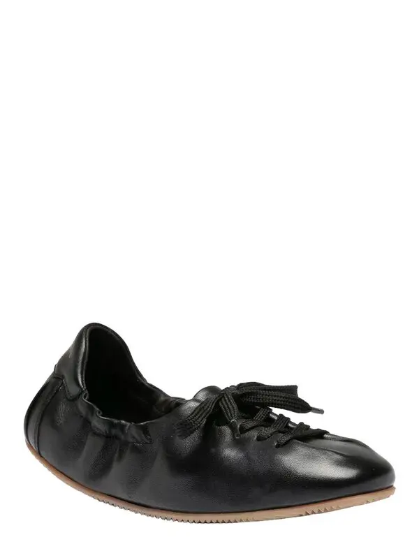 Officine Creative Ballet Leather Low-top Sneakers - Black