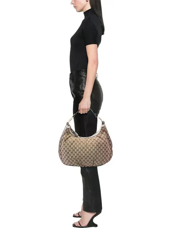 Gucci Gg Canvas Shoulder Bag - Neutrals