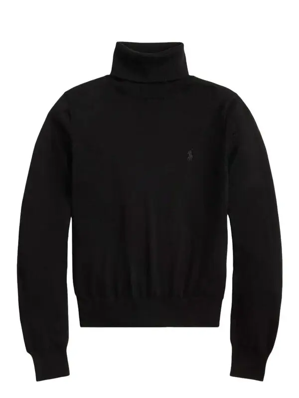 Polo Ralph Lauren Wool Rollneck Sweater - Black