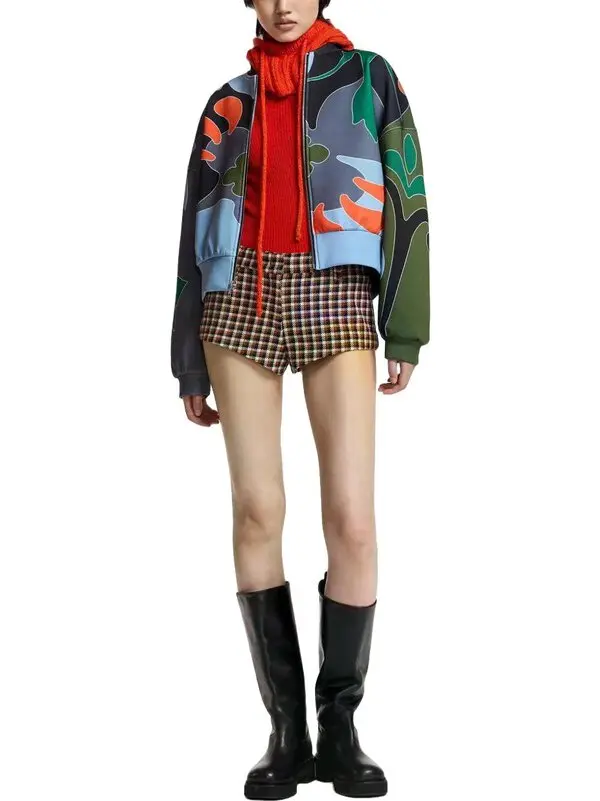 Essentiel Antwerp Kiva Graphic-print Jacket - Blue