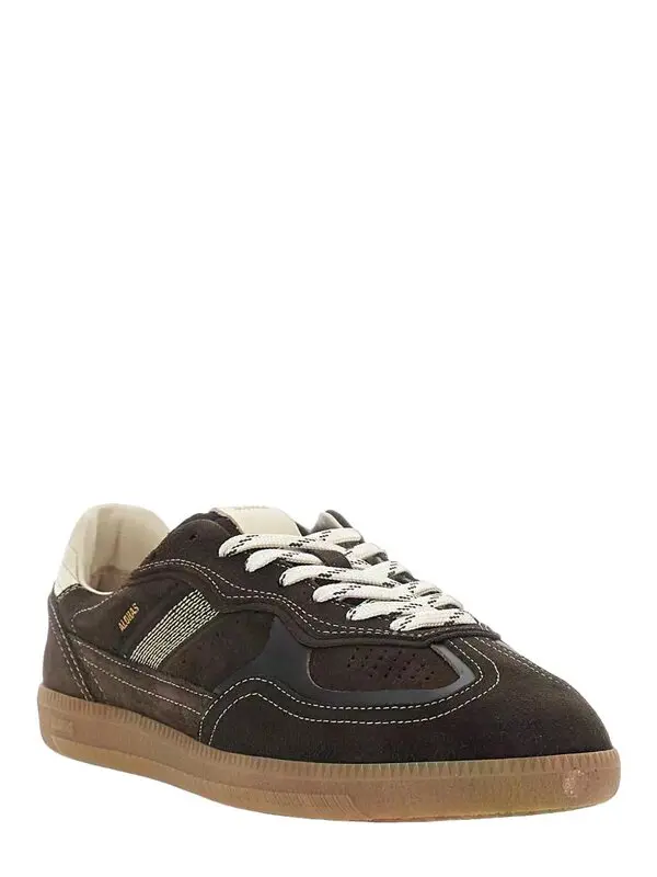 ALOHAS Tb.490 Rife Suede-panelled Sneakers - Brown