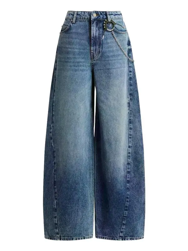 Essentiel Antwerp Twisted-seam Barrel-leg Jeans - Blue
