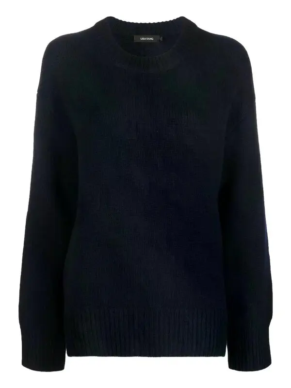 LISA YANG Cashmere Knit Jumper - Blue