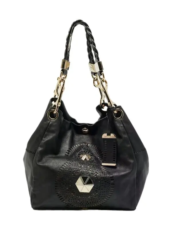 JIMMY CHOO Lohla Shoulder Bag - Black