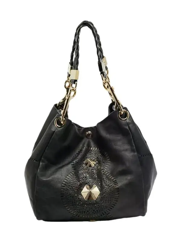 JIMMY CHOO Lohla Shoulder Bag - Black